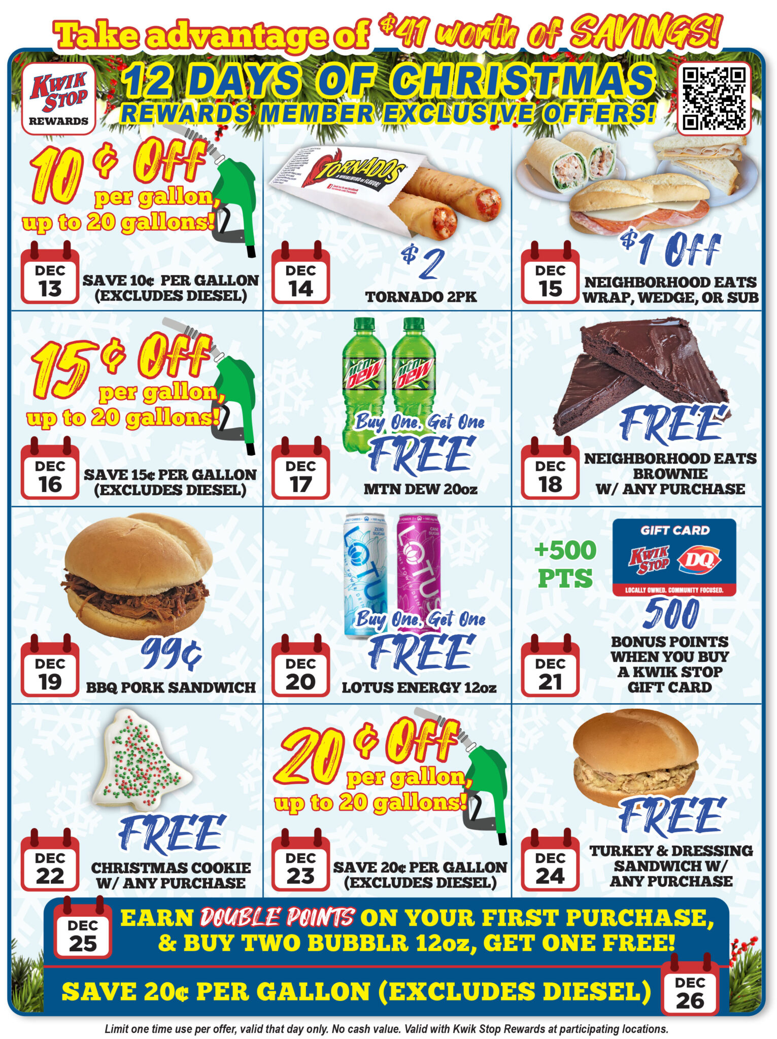 12 Days of Christmas - Kwik Stop